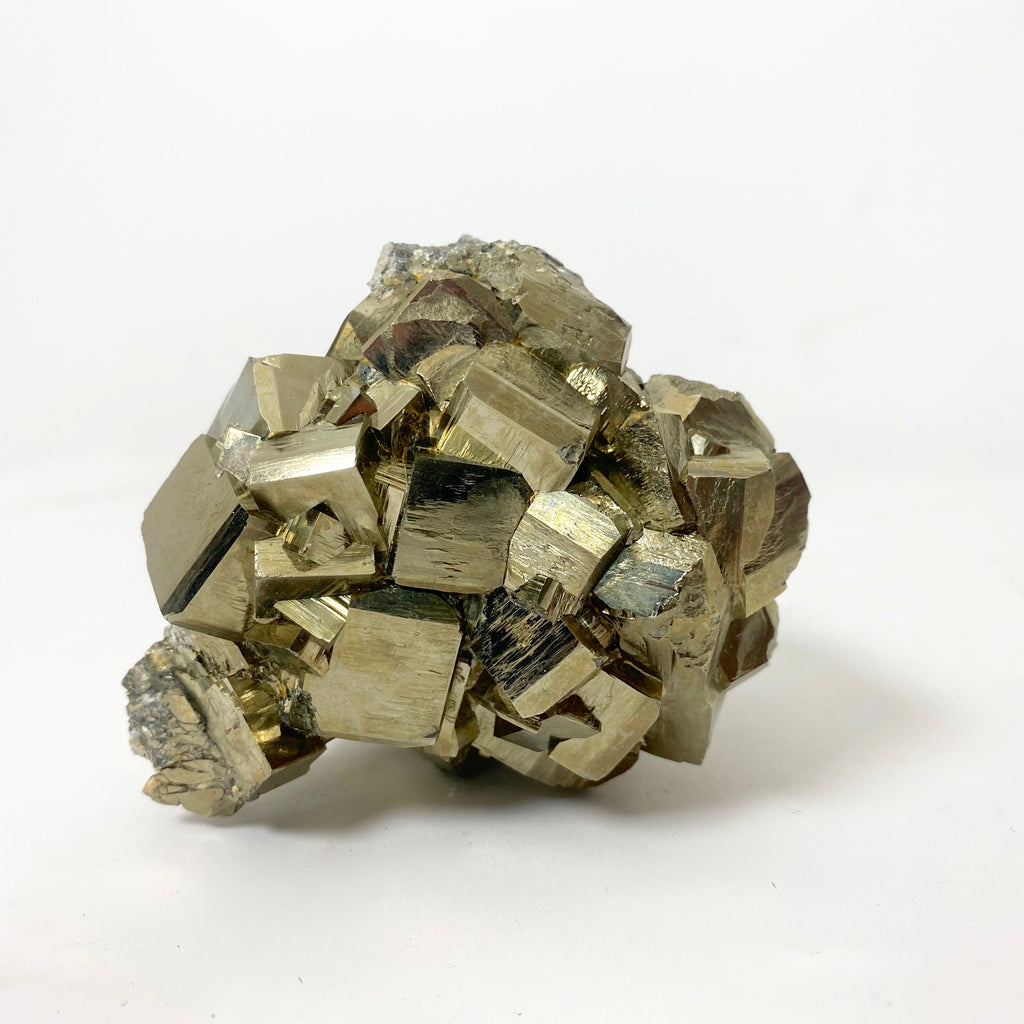 Very decorative Peruvian pyrite specimen . – Les Couilles du Chien